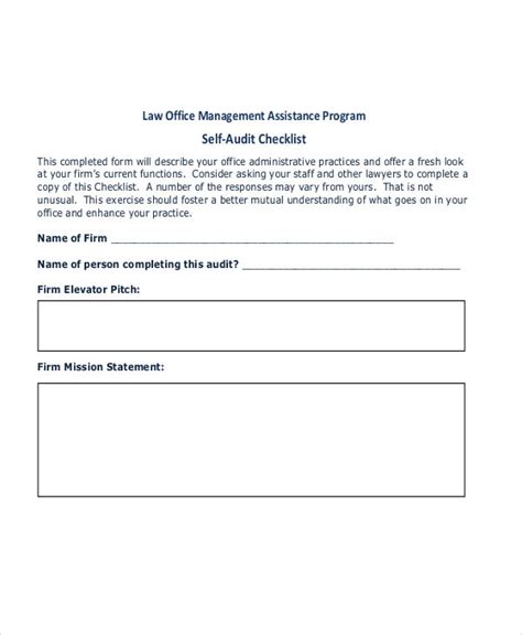 18 Audit Checklist Examples To Download