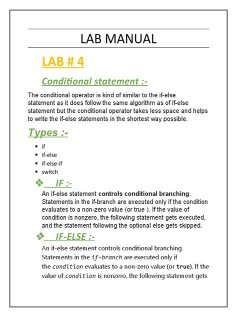 Lab Manual Docx 4 Pdf