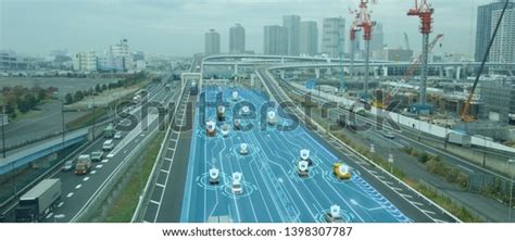 Iot Smart Automotive Driverless Car Artificial Stock Photo Shutterstock