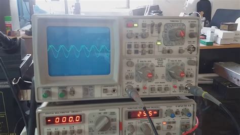 Inductance Value Measurement Using An Oscilloscope And A Signal Generator Youtube