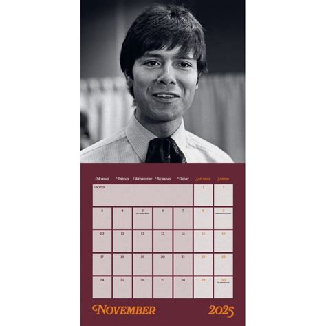 cliff richard 2025 collectors calendar leo s den music direct