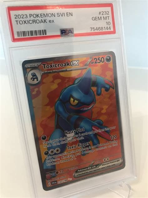 The Pokémon Company Pokémon Graded Card Toxicroak Ex Catawiki