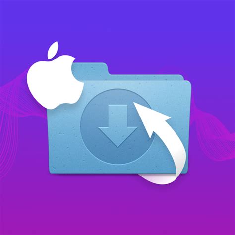 how to restore downloads folder on mac