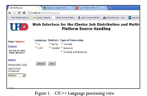 Figure 1 From A Grid Computing Environment For Undergraduate Research Semantic Scholar