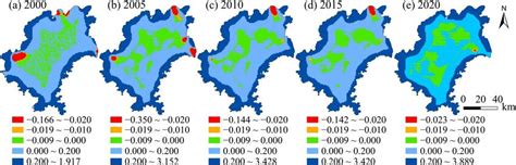 Spatial Distribution Map Of Regression Coefficients Of Human Footprint Download Scientific