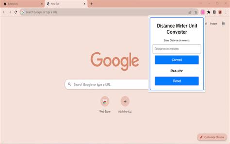 Distance Meter Unit Converter For Google Chrome Extension Download