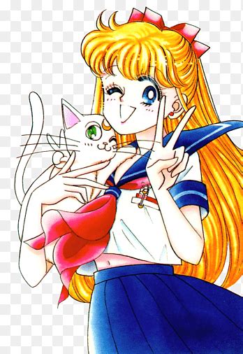 루나 세일러 문 아르테미스 치비우사 세일러 센시 세일러 문 만화 가상의 인물 Png Pngegg