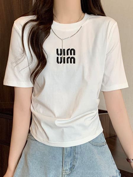 Футболка Miu Miu размер 42 цвет белый 90 купить по выгодной цене в интернет магазине Ozon