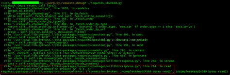 Python Requests接收chunked编码问题python Requests Chunk Csdn博客