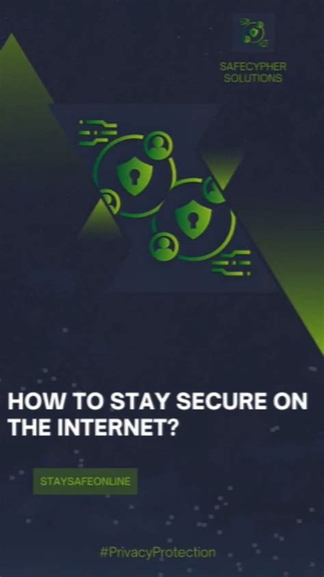 𝙎𝙖𝙛𝙚𝘾𝙮𝙥𝙝𝙚𝙧 𝙎𝙤𝙡𝙪𝙩𝙞𝙤𝙣𝙨🖲 🔒 Secure Your Digital Footprint Essential Privacy Measures 🔒