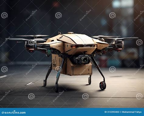 The Future Of Delivery Drones Stock Illustration Illustration Of Precision Drones 313393403