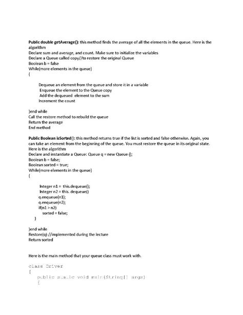 Solved Objectives Practice Queue Problem In This Assignment