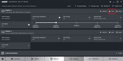 Adjusting Display Brightness Resolution And Refresh Rate