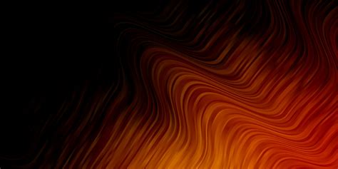 Dark Orange Vector Backdrop With Bent Lines 14401252 Vector Art At Vecteezy