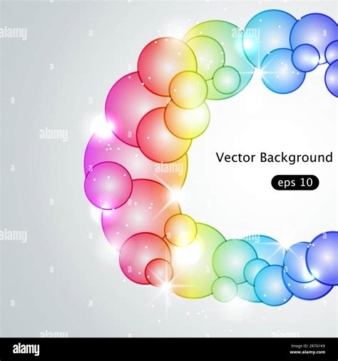Vector Multi Colored Bubble Background Stock Vector Image And Art Alamy