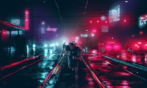 Neon Cyberpunk Wallpapers Top Free Neon Cyberpunk Backgrounds