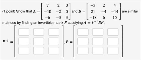 solved 4 7 2 0 3 2 1 point show that a 10 2 0 and b