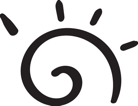 Curl Hand Drawn Vector Art At Vecteezy