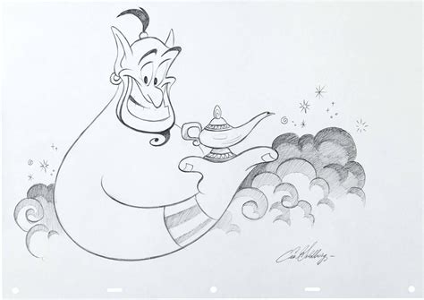 Eric Goldberg Aladdins Genie Drawing 2 048×1 449 пикс Рисунки