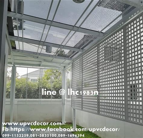 รั้วหลังบ้าน รั้วข้างบ้าน รั้วระแนงupvc รั้วบังตา ระแนงรั้ว โดยบ้านทำไม้ อ พุทธมณฑล จ นครปฐม