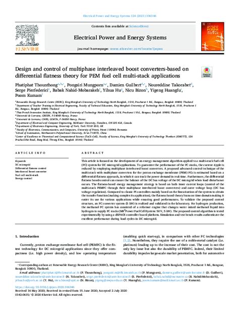 Pdf Design And Control Of Multiphase Interleaved Boost Converters Based On Differential