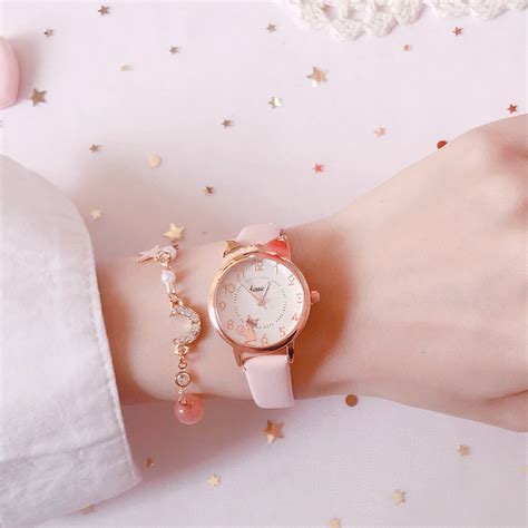 儿童手表指针式防水防摔少女可爱卡通女童男孩中小学生夜光小清新 虎窝淘