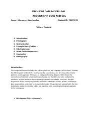 Assignment 1 Data Modelling Docx ITECH2004 DATA MODELLING ASSIGNMENT