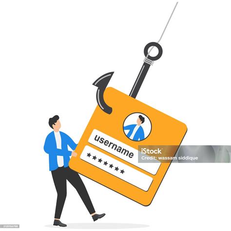 Phishing Or Stealing Personal Information Fake Login Screen To Hack Username Password Cyber