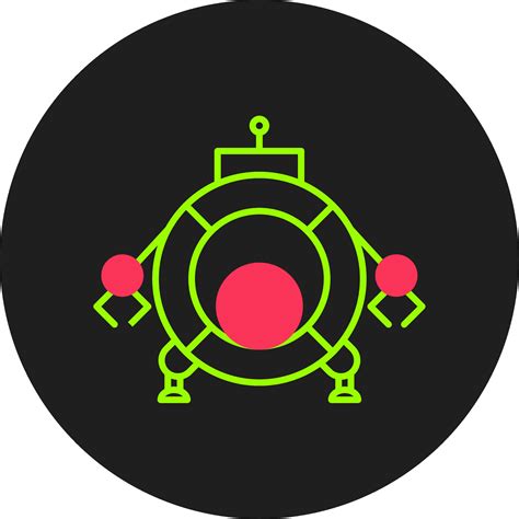 Robotics Glyph Circle Icon 37820405 Vector Art At Vecteezy