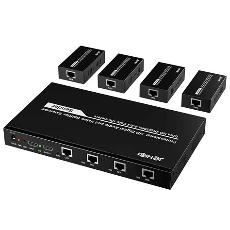 Hdmi Extender Splitter 1 X 4 Jchici 4k30hz 100m 328fts Hdmi Splitter