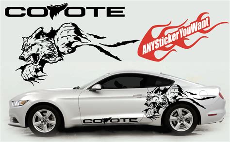 X2 Mustang Coyote Vinyl Graphic Decal Sticker Fits Ford Etsy