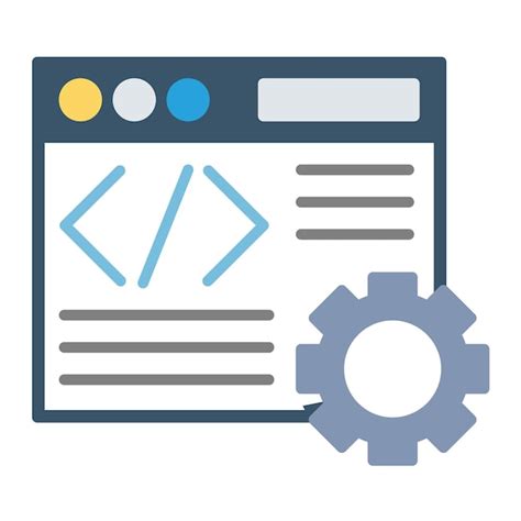 Premium Vector Web Development Vector Illustration Style