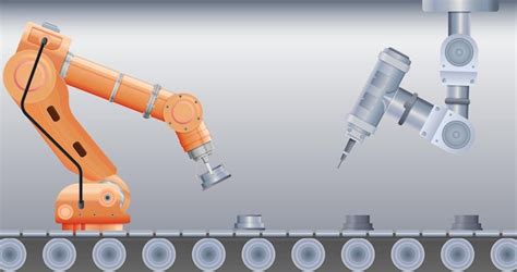 Free Vector Robot Manipulator Arm Realistic Composition With View Of