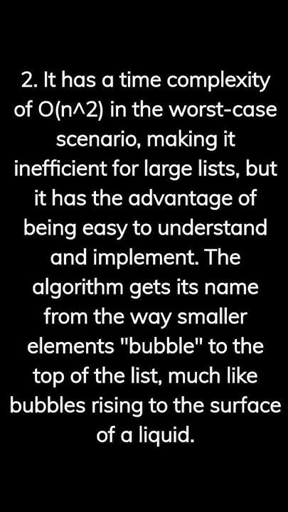 Bubble Sort In Programming Programming For Beginners Coding Youtube
