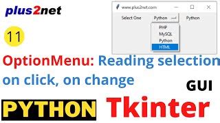 Python Tkinter GUI Video Tutorials