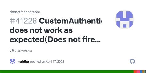 Customauthenticationprovider Does Not Work As Expecteddoes Not Fire