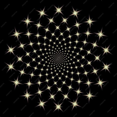 Premium Vector Fibonacci Gradient Blurred Ratio Spiral Vector Pattern