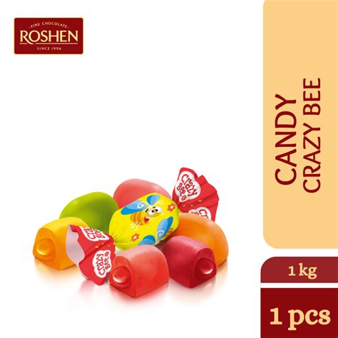 Roshen Crazy Bee Fruity Gummy Candy 1kg Roshen Gula Gula Gummy Lembut