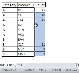 How To Adjust The Status Bar In Excel Best Excel Tutorial