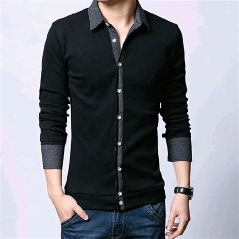 2015 New Casual Shirt Cotton High Quality Men Shirt Shirts Men Long