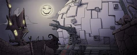 Technodrome In Halloween Town R Tmnt