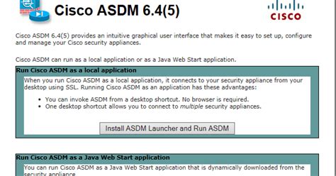 Cisco Study Notes Lab Part ASA And The ASDM