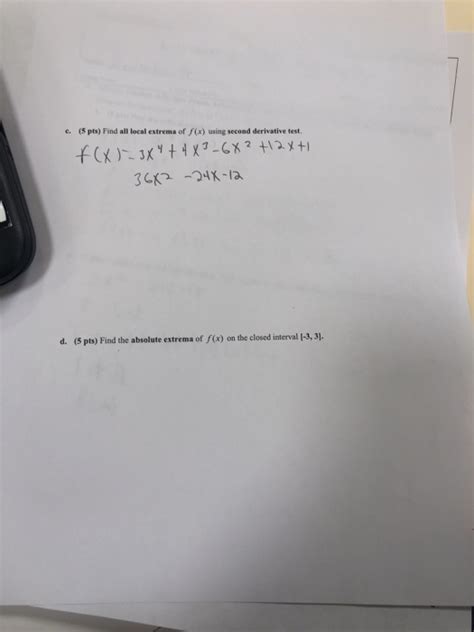 Solved Department Of Mathematics Math 131 Calculus I North