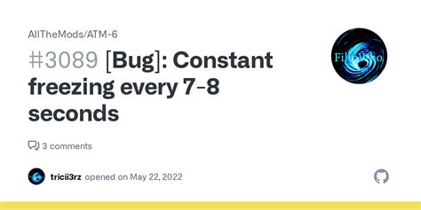 Bug Constant Freezing Every 7 8 Seconds Issue 3089 AllTheMods