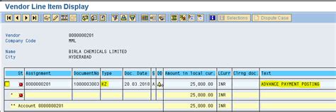 Sap Fico Module Learning Advance Payment Posting When Advance And