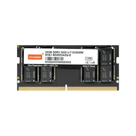 Ddr5 Ultra Temp Sodimm Ultra Temperature Innodisk Corporation