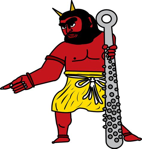Oni Yokai Free Vector Clipart Images On