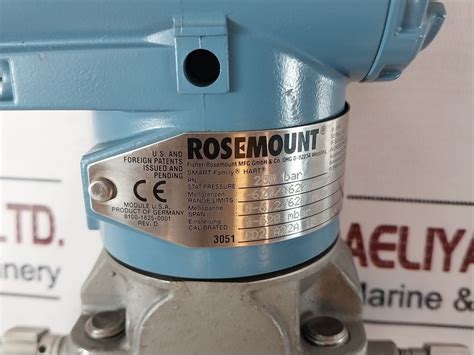 Rosemount 3051 Cd2 A22a 1b I1 L4 Pressure Transmitter 250 Bar Aeliya