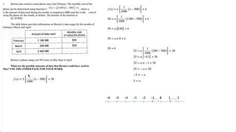 Question 1c From The Greatest Integer Function Practice Test Youtube