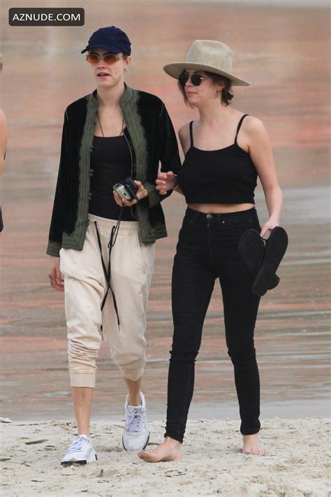 Cara Delevingne And Ashley Benson Visit The World Famous Copacabana Beach In Rio De Janeiro